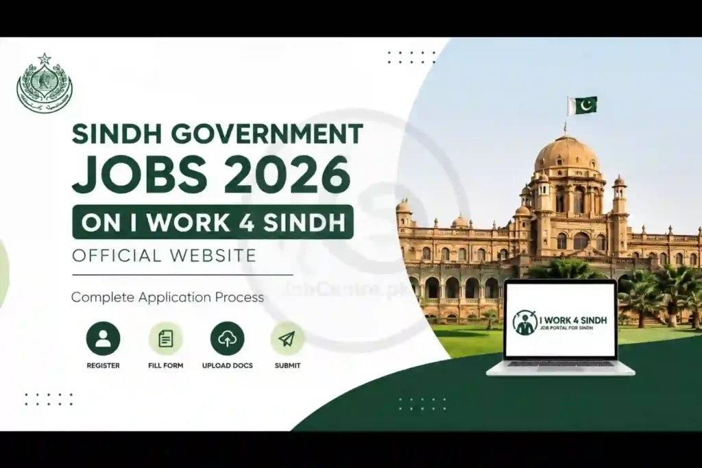 Sindh Government Jobs 2026 on I Work 4 Sindh Official Website ...